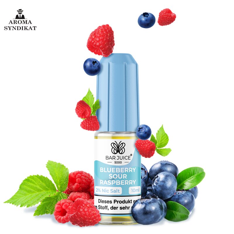 Bar Juice 5000 - Blueberry Sour Raspberry 20mg NicSalt Liquid 10ml